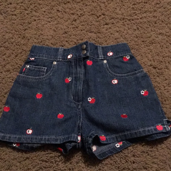 Gymboree | Bottoms | Vintage Candy Apple Girls Jean Embroidered Apple ...